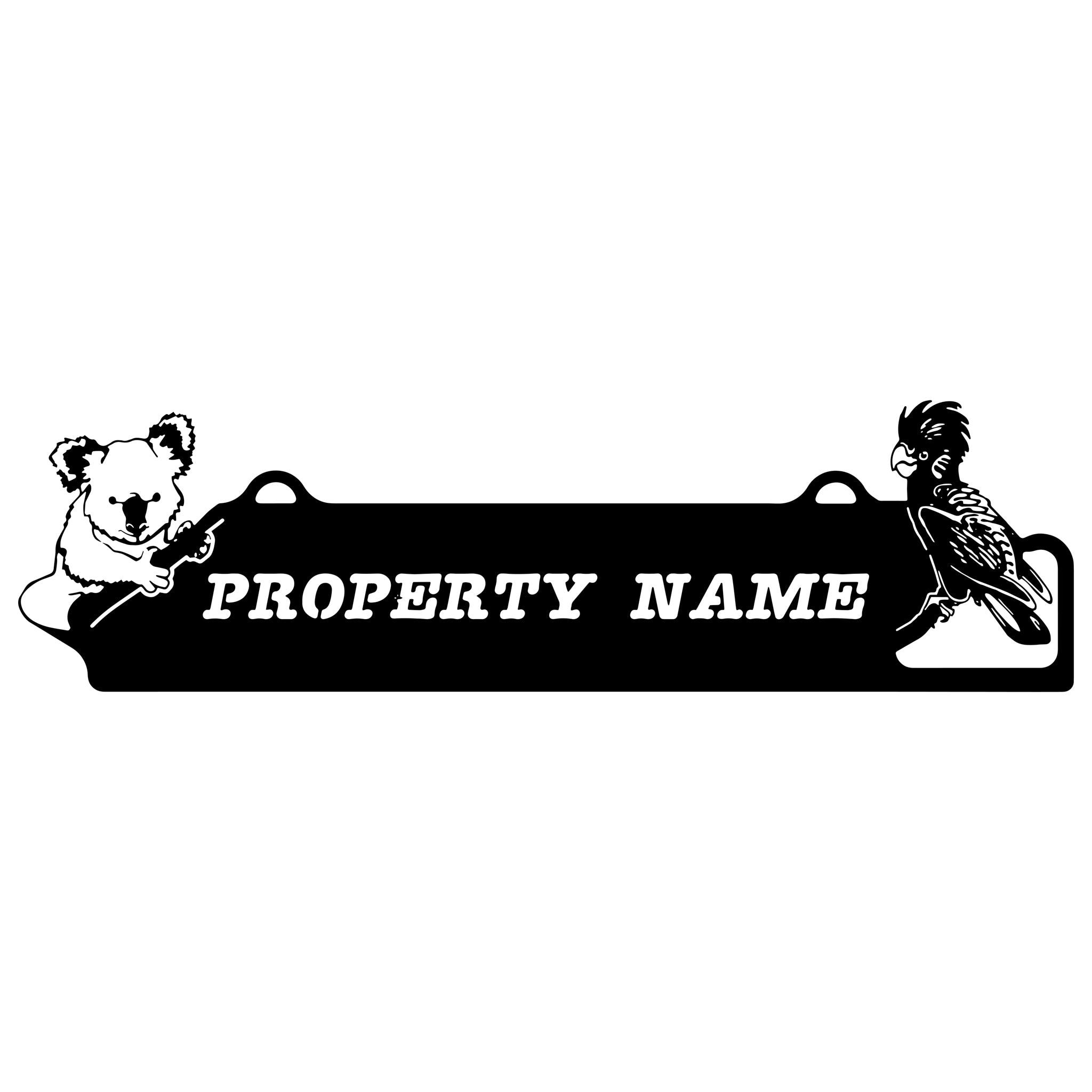 Cockatoo & Koala Farm Sign – Custom Farm Signs
