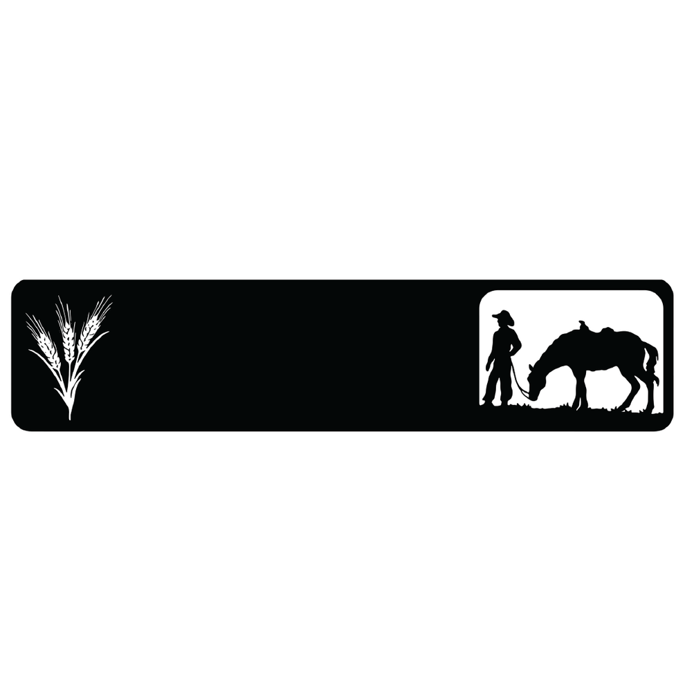 Stockman Wheat Farm Sign – Custom Farm Signs