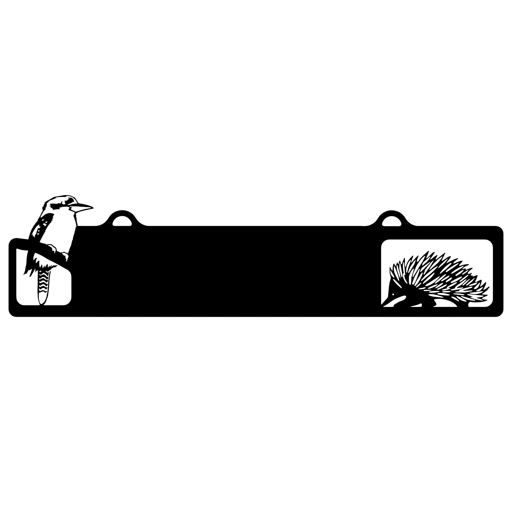 Kookaburra and Echidna Farm Sign – Custom Farm Signs