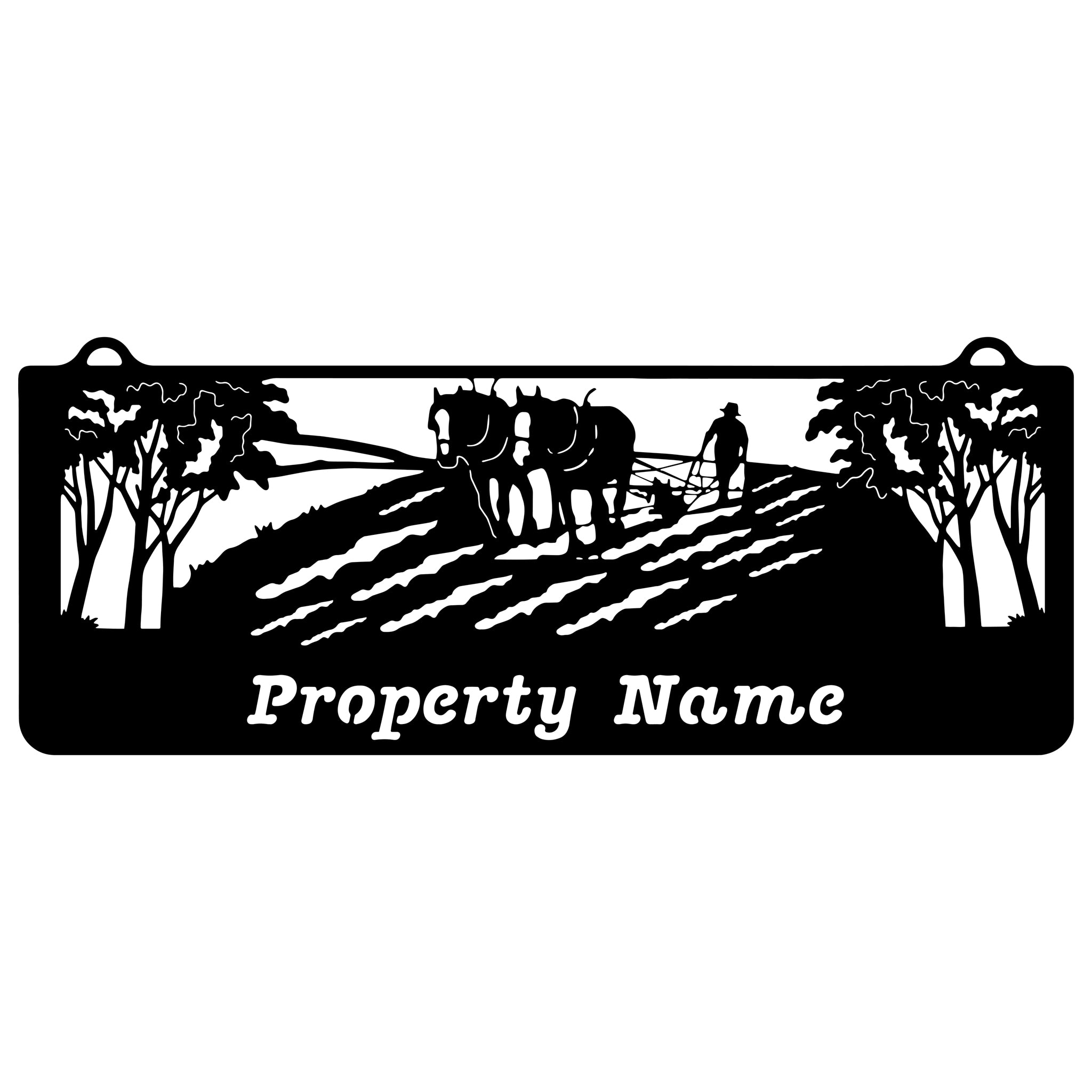 Plough Horse Farm Sign – Custom Farm Signs