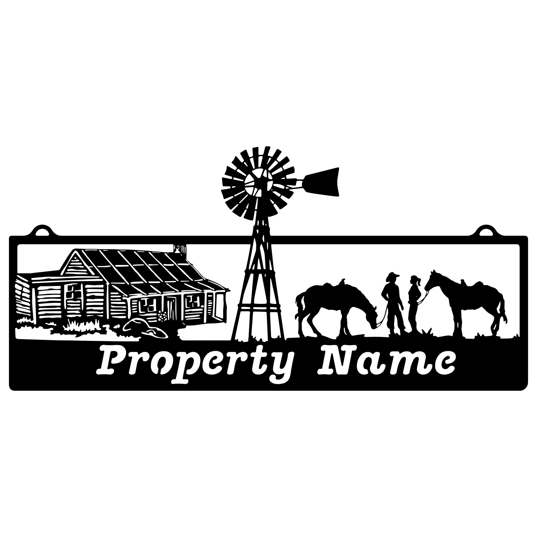 Riding Together Farm Sign – Custom Farm Signs