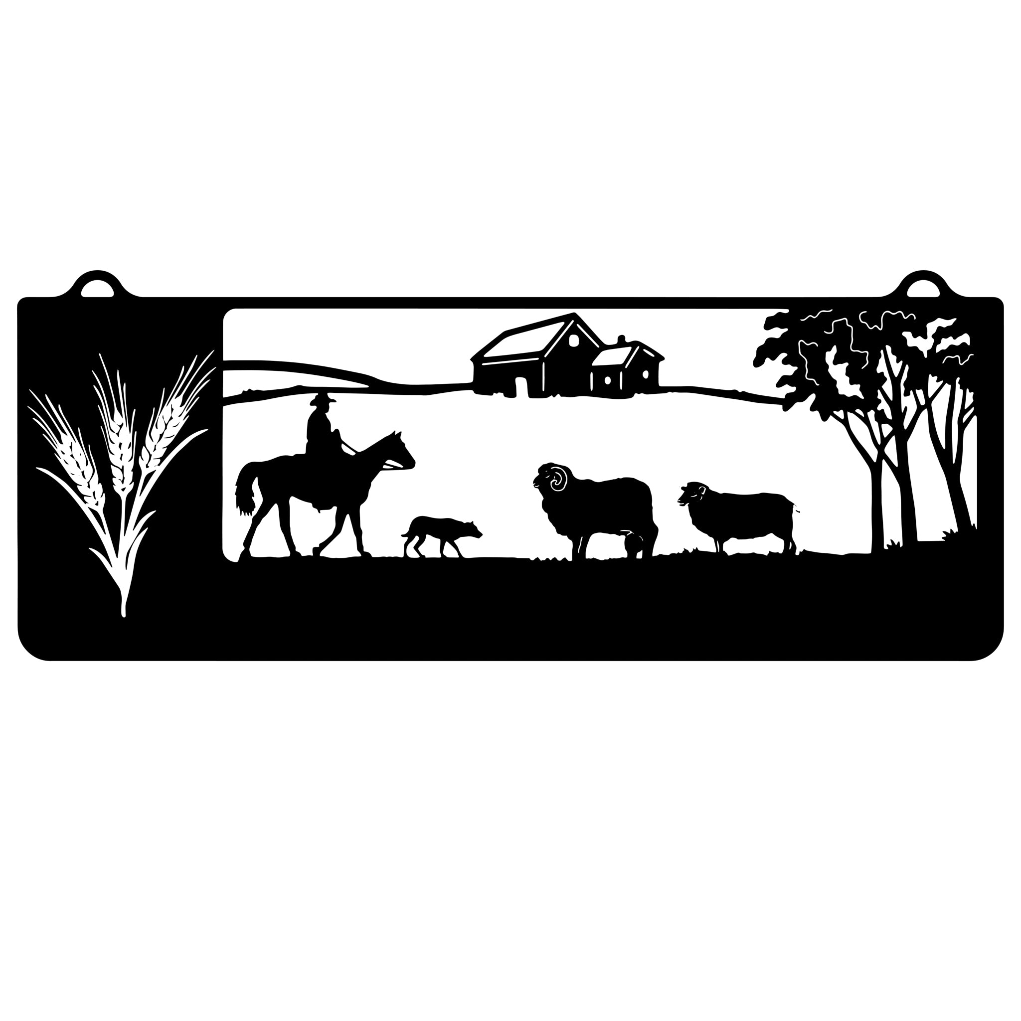Stockman Wheat 2 Farm Sign – Custom Farm Signs