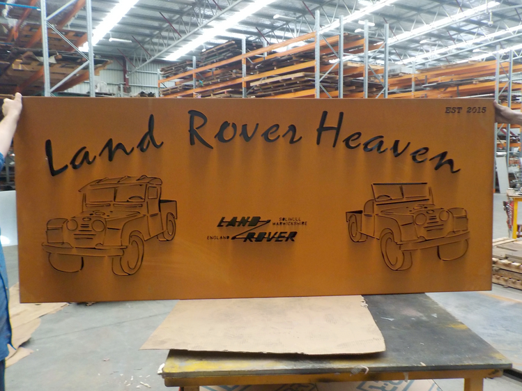 Stockman Mustering Farm Sign – Custom Farm Signs